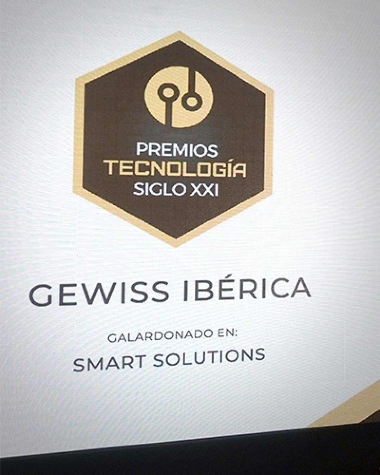 GEWISS IBÉRICA gets the Siglo XXI – 2021 Technology Award | Gewiss