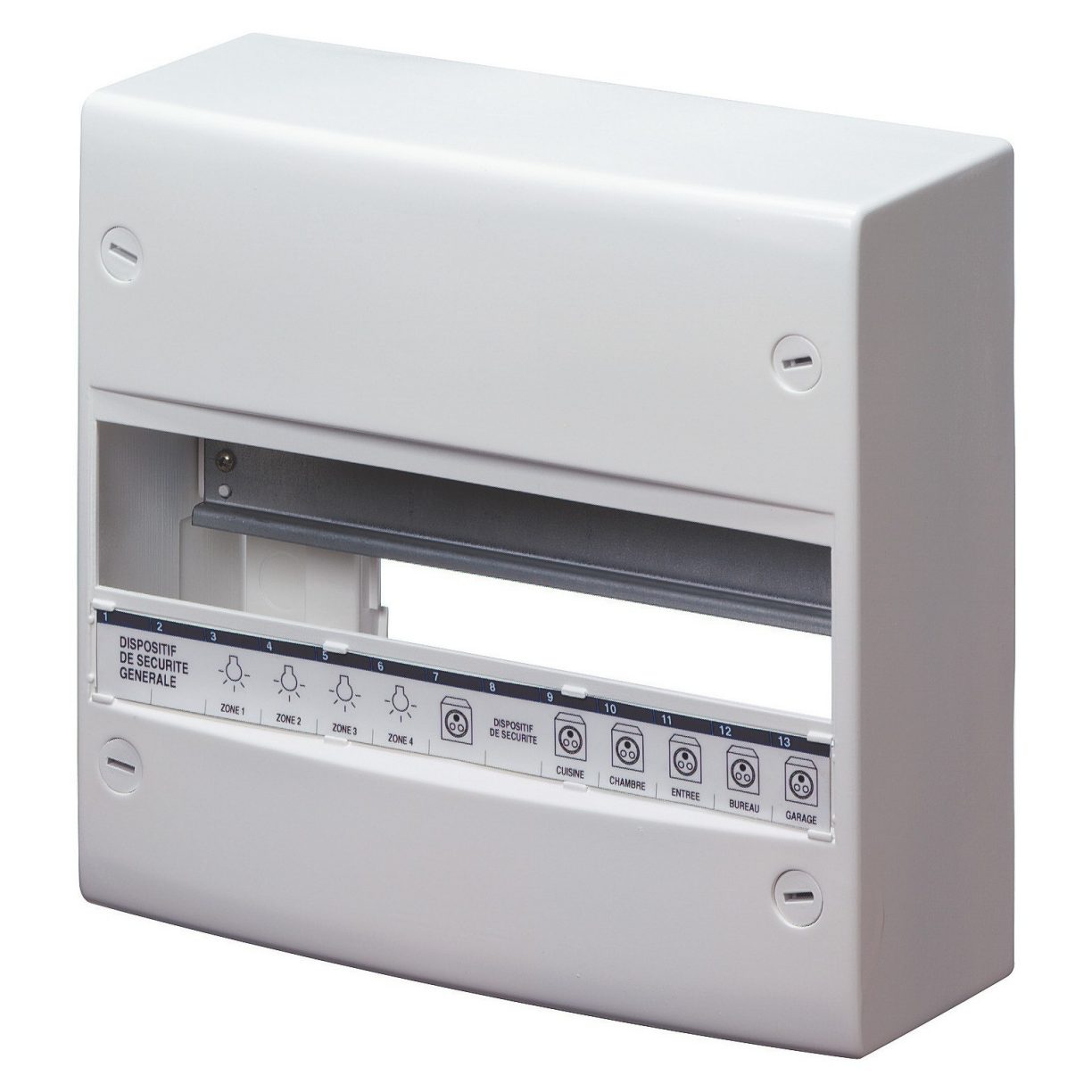 FRENCH STANDARD ENCLOSURE - SURFACE MOUNTING - WITHOUT DOOR - WITH ...