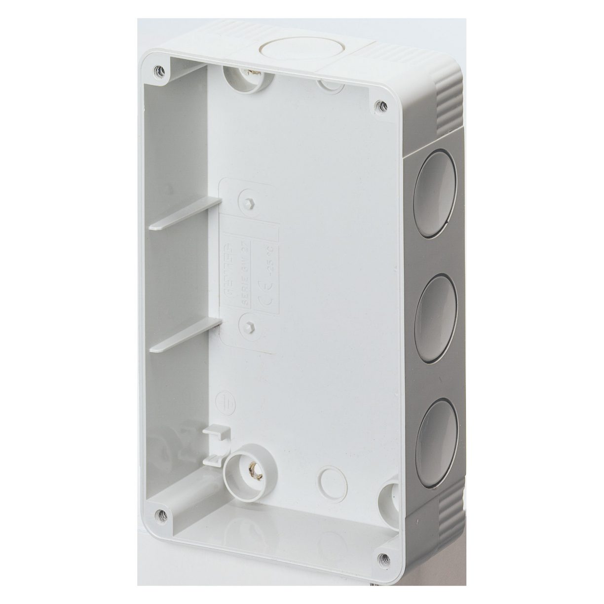 BACK MOUNTING BOX FOR PROTECTED AND WATERTIGHT COMPACT FIXED SOCKET ...