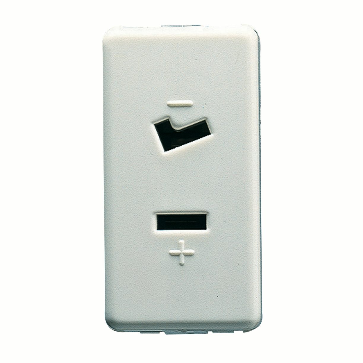 SELV SOCKET-OUTLET - 2P 6A 24V POLARIZED - 1 MODULE - SYSTEM WHITE | Gewiss