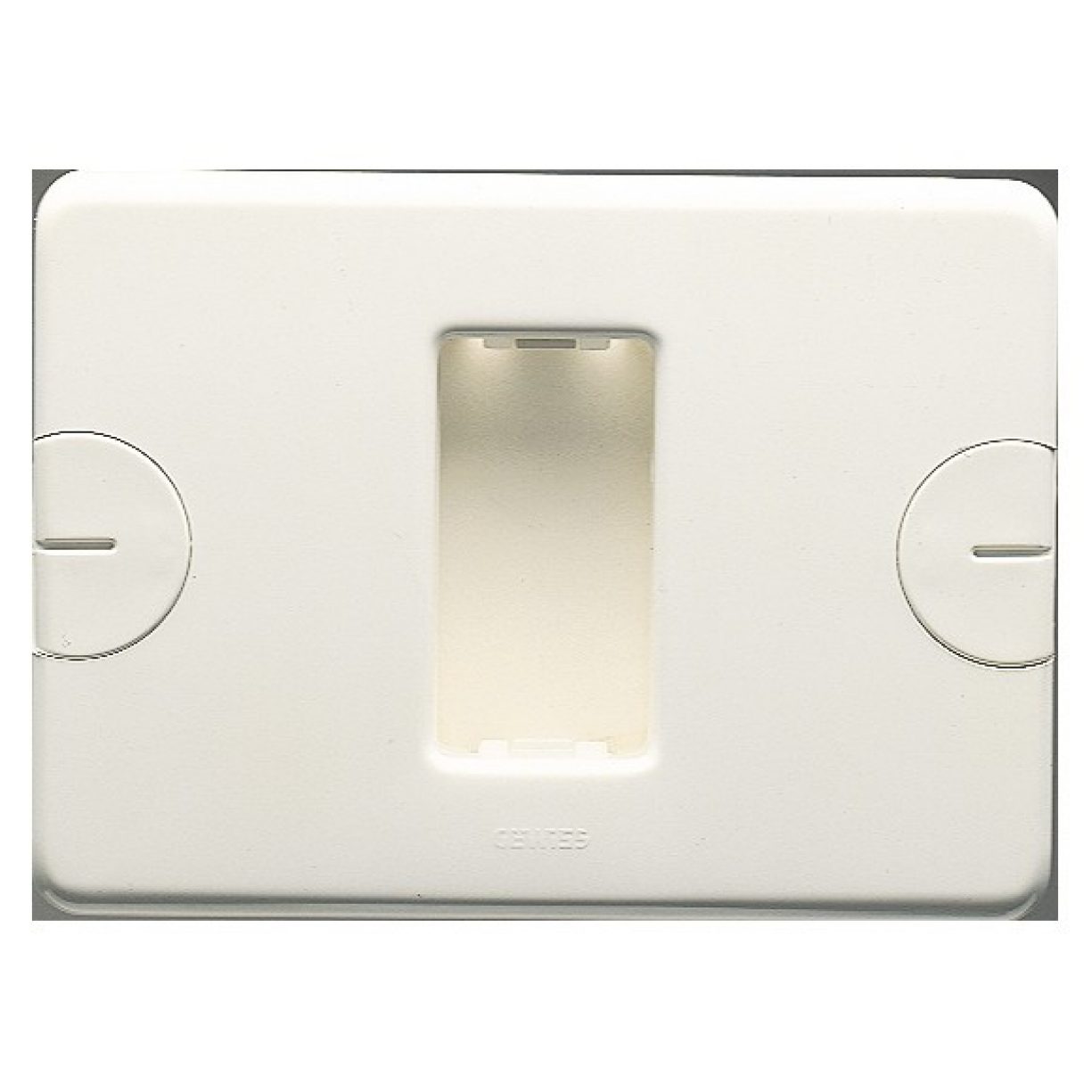 COMPACT PLATE - SELF-SUPPORTING - 1 GANG - CLOUD WHITE - SYSTEM | Gewiss