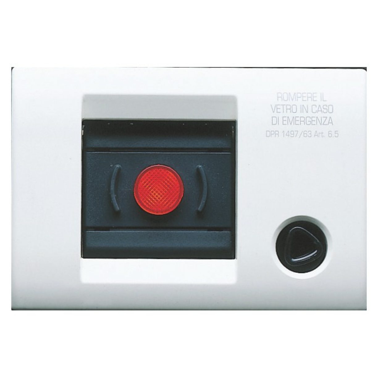 SELF-SUPPORTING WIRED PLATE FOR LIFT - IP40 - WHITE - PLAYBUS | Gewiss