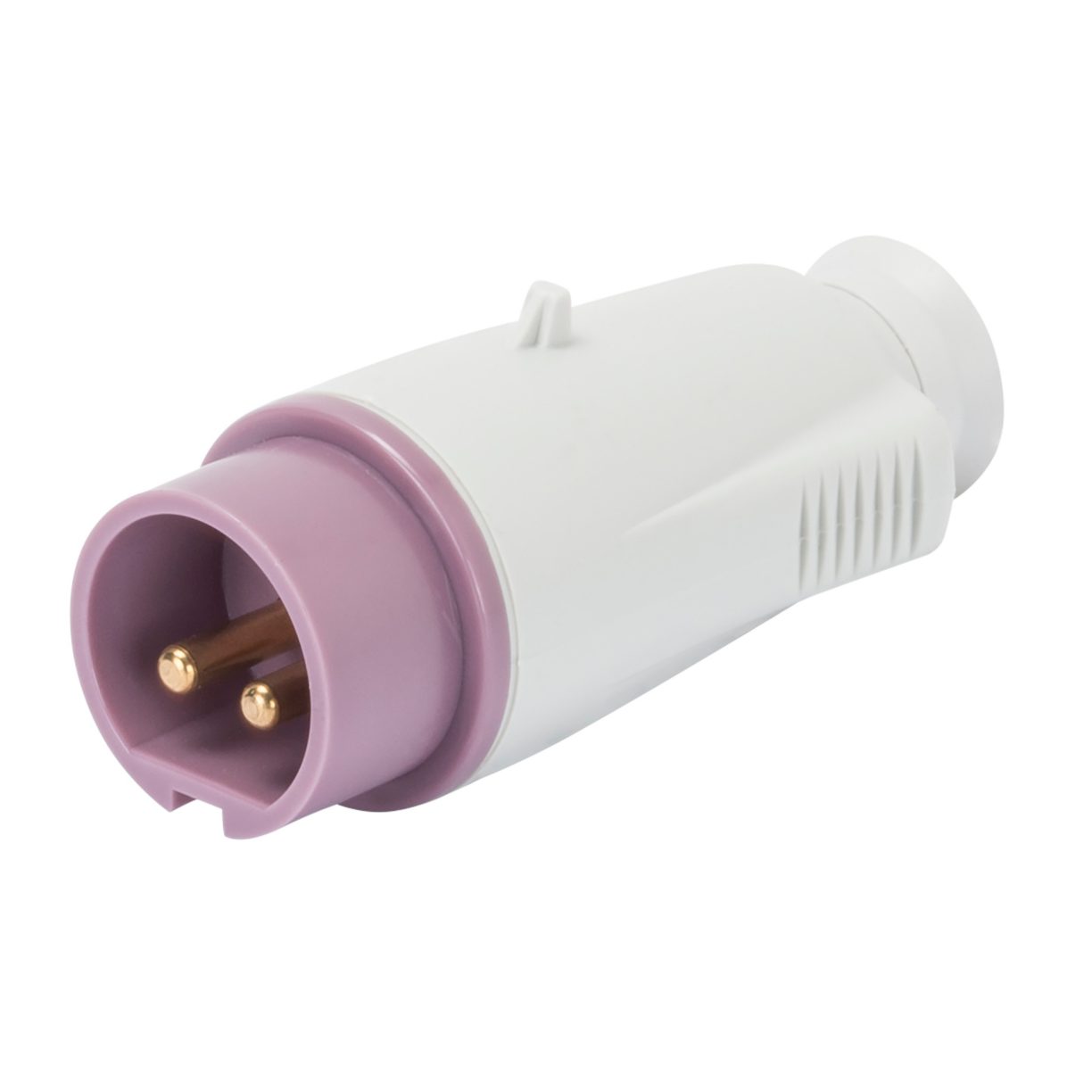 STRAIGHT PLUG - IP44 - 2P 32A 20-25V 50-60HZ - VIOLET - n.r. - SCREW ...