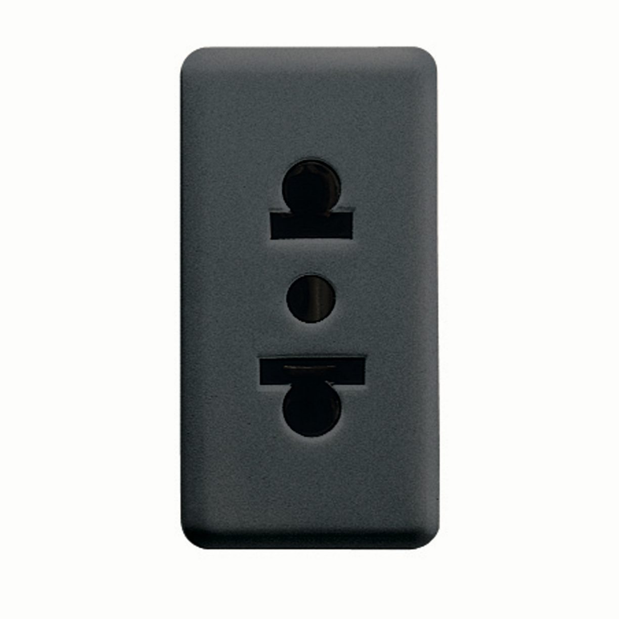EURO-AMERICAN STANDARD SOCKET-OUTLET 250/125V ac - 2P+E 15A - 1 MODULE ...