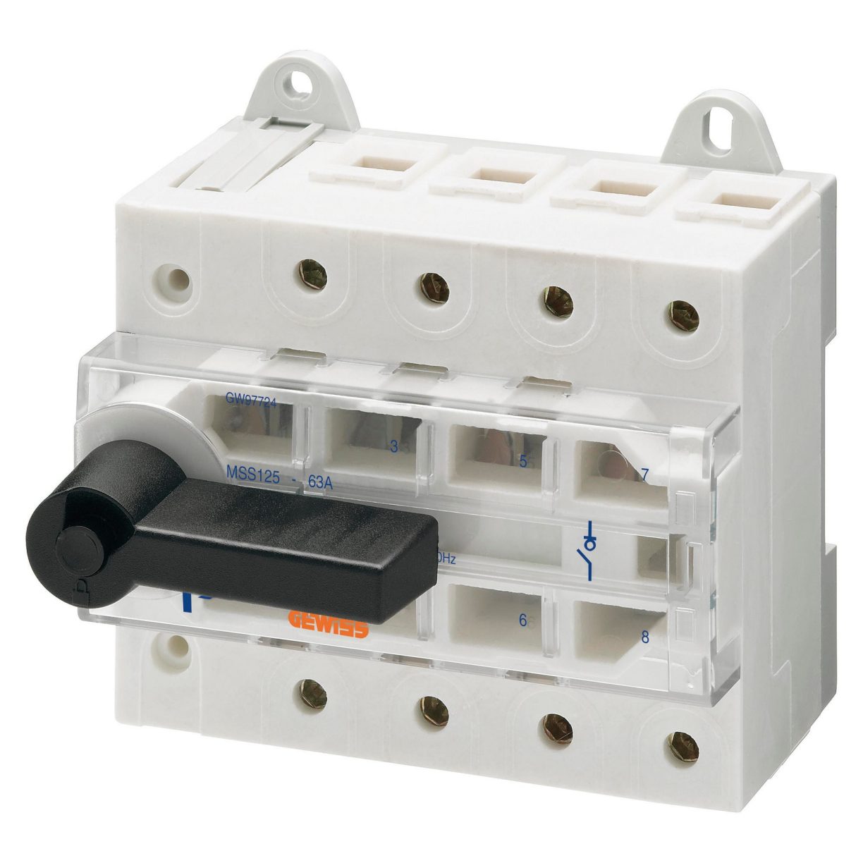 SWITCH DISCONNECTOR - MSS 125 - 4P 100A 400V - 6 MODULES | Gewiss