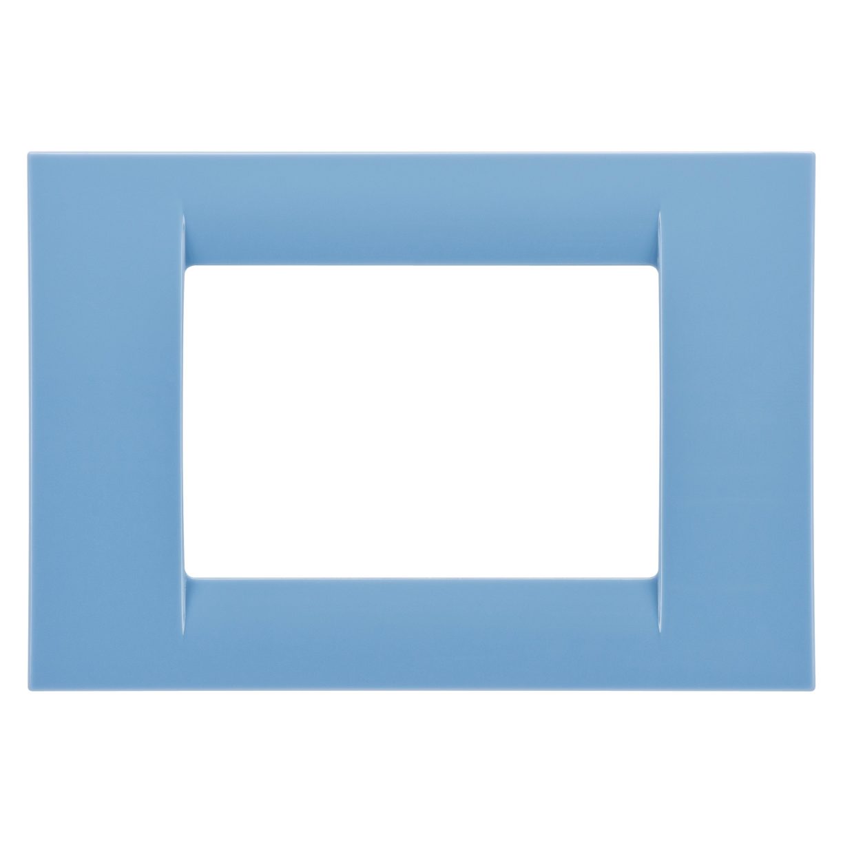VIRNA PLATE - IN TECHNOPOLYMER GLOSS FINISHING - 3 GANG - SKY BLUE ...