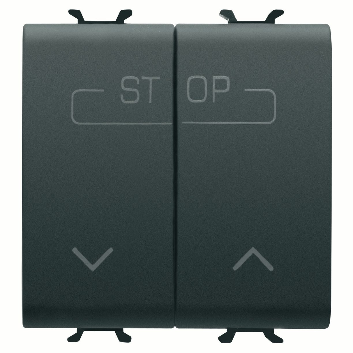 TWIN PUSH-BUTTON 250V ac - QUICK WIRING TERMINALS - 1P NO 16A - SYMBOL ...