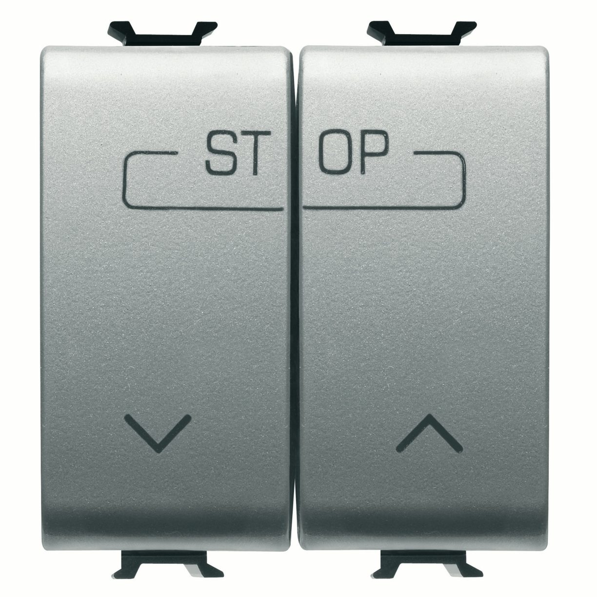 TWIN PUSH-BUTTON 250V ac - QUICK WIRING TERMINALS - 1P NO 16A - SYMBOL ...