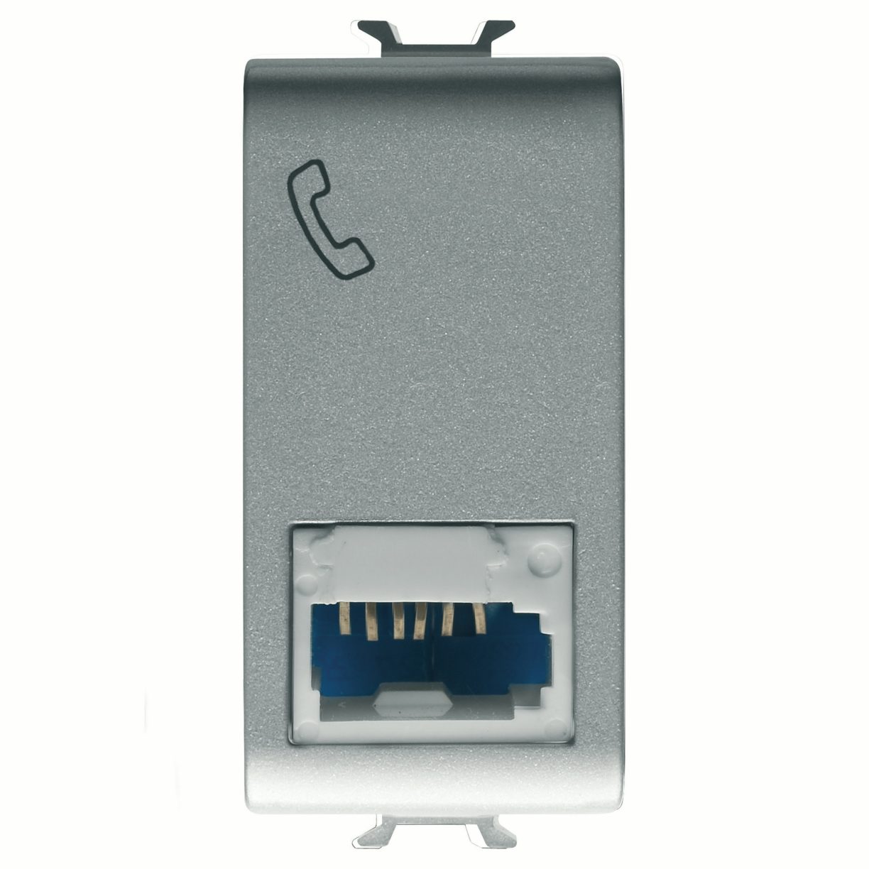 BRITISH STANDARD TELEPHONE SOCKET - 6 CONTACTS - SCREW-ON TERMINALS - 1 ...