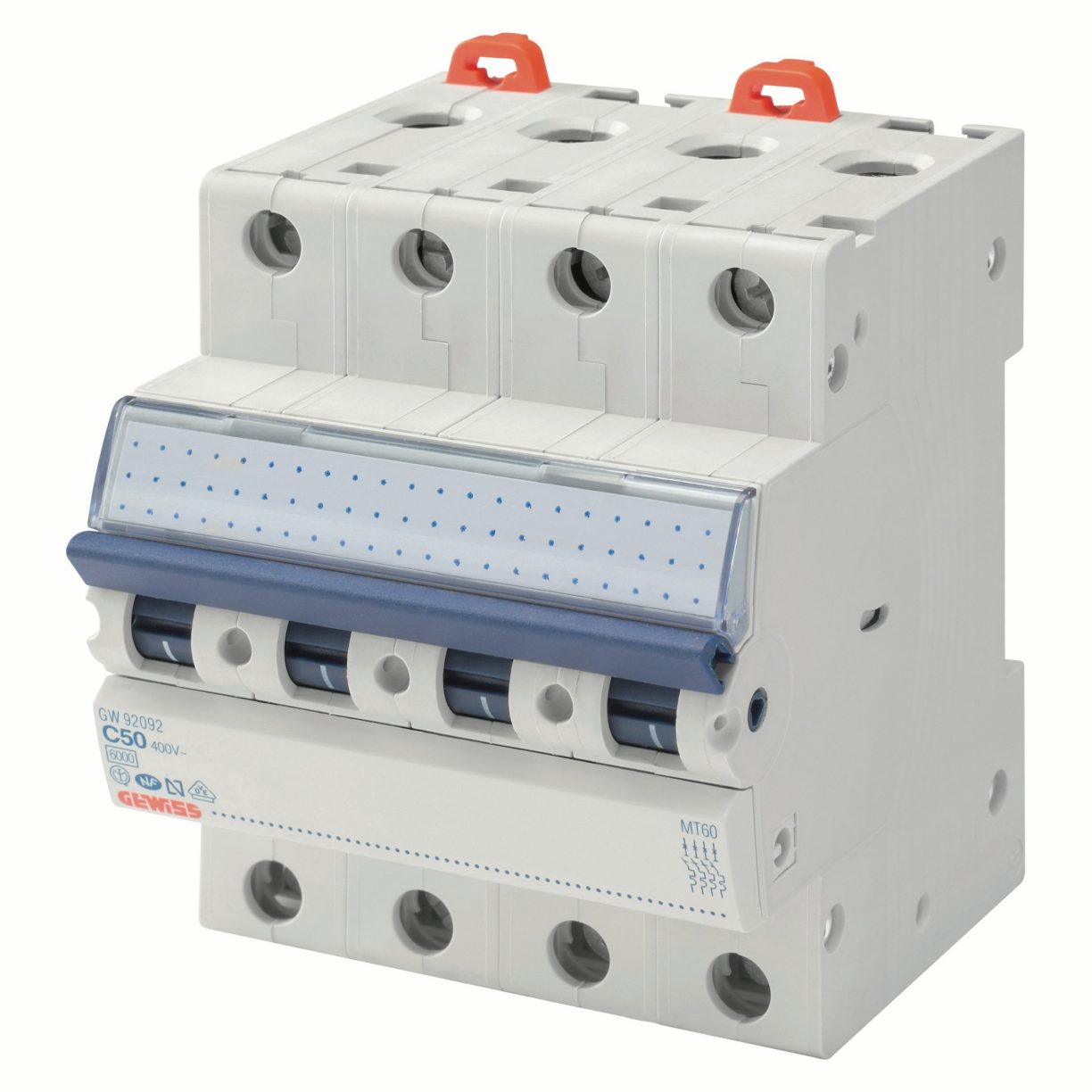 MINIATURE CIRCUIT BREAKER - MT 60- 4P CHARACTERISTIC D 25A - 4 MODULES ...