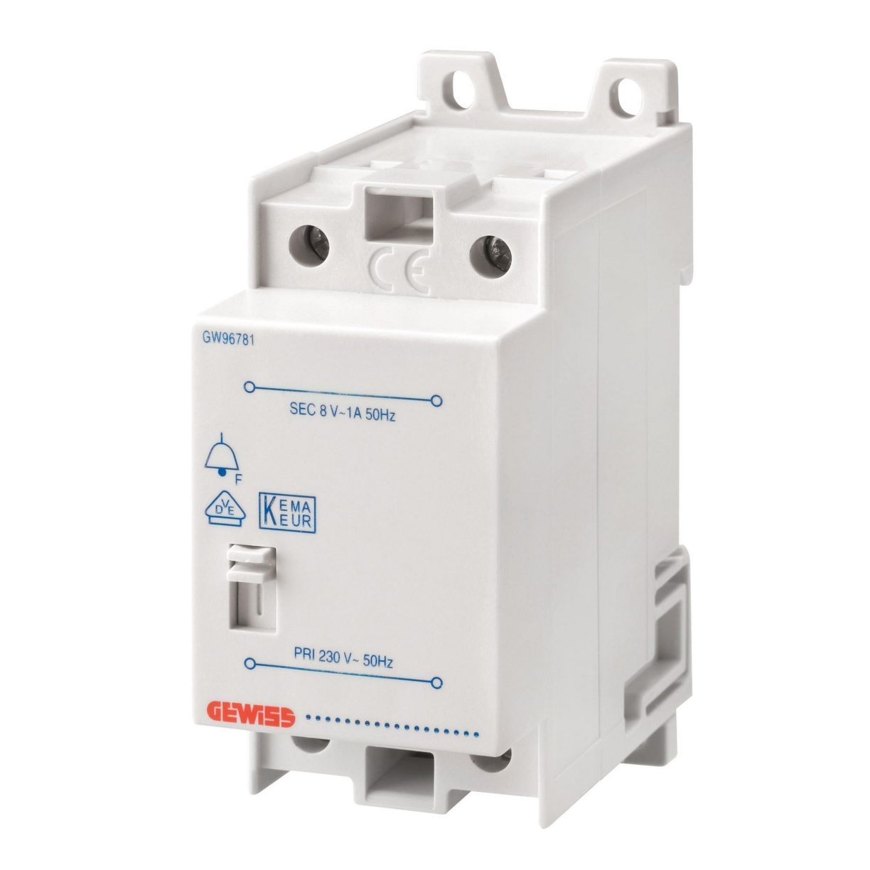 BELL TRANSFORMER - 8VA 230/8V 2 MODULES | Gewiss
