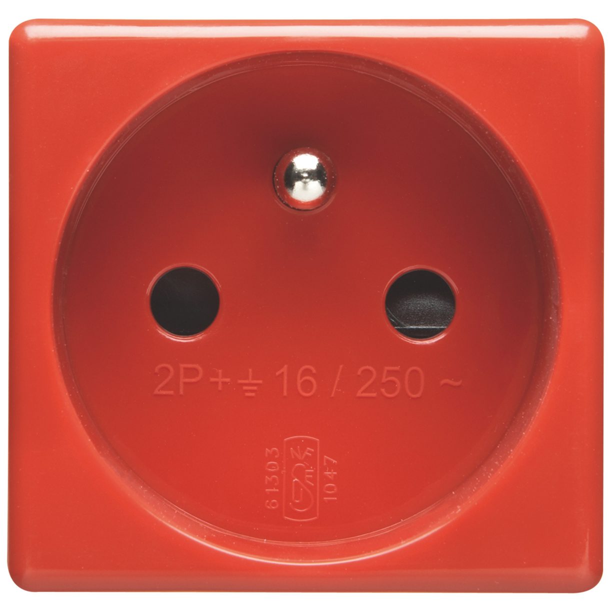 FRENCH STANDARD SOCKET-OUTLET 250V ac - FOR DEDICATED LINES - 2P+E 16A ...