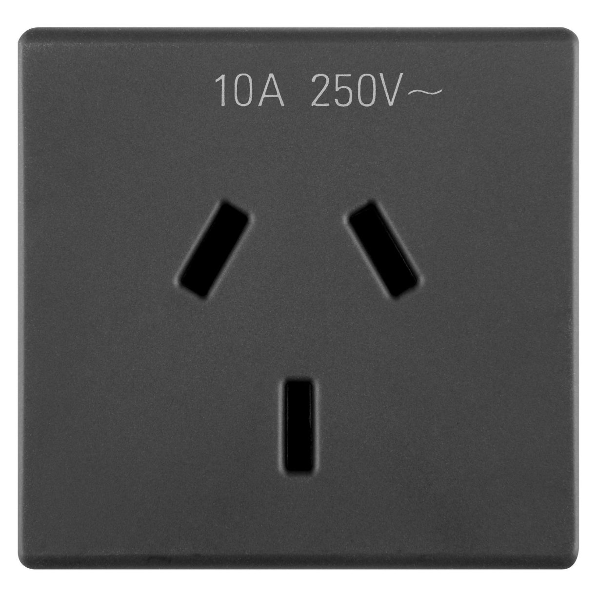AUSTRALIAN STANDARD SOCKET-OUTLET 250V ac - 2P+E 10A - FLAT PLUG - 2 ...