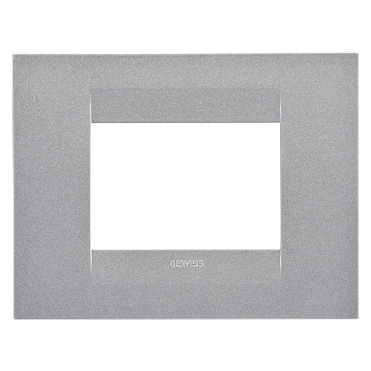 GEO PLATE - IN PAINTED TECHNOPOLYMER - 3 MODULES - TITANIUM ...