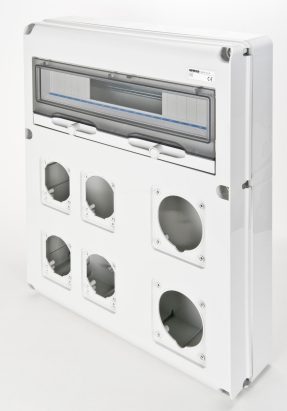 Q-DIN 20 MODULES - 8 FLANGE IEC 16/32A IP44/67 - IP65 | Gewiss