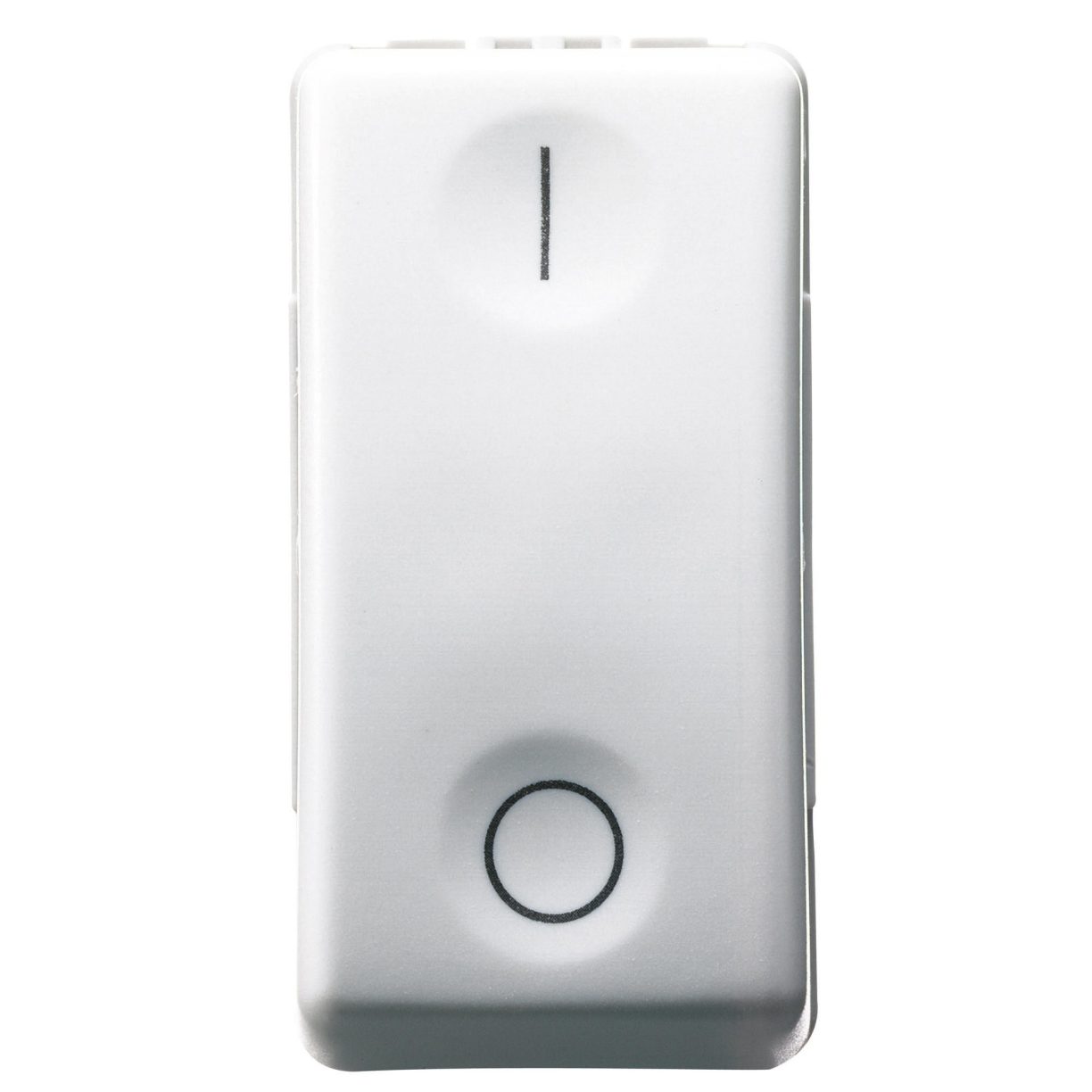 INTERRUTTORE BIPOLARE 250V ac - 16AX - NEUTRO - SIMBOLO 0/I - 1 MODULO ...