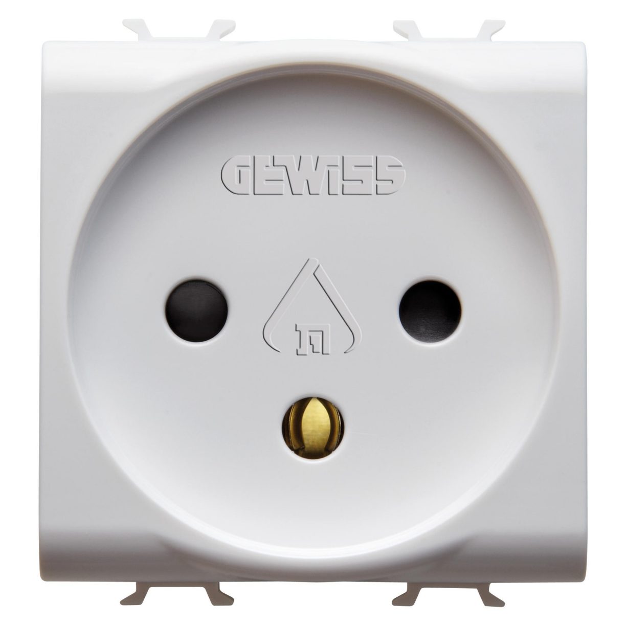 ISRAELI STANDARD SOCKET-OUTLET 250V ac - 2P+E 16A - 2 MODULES - SATIN ...