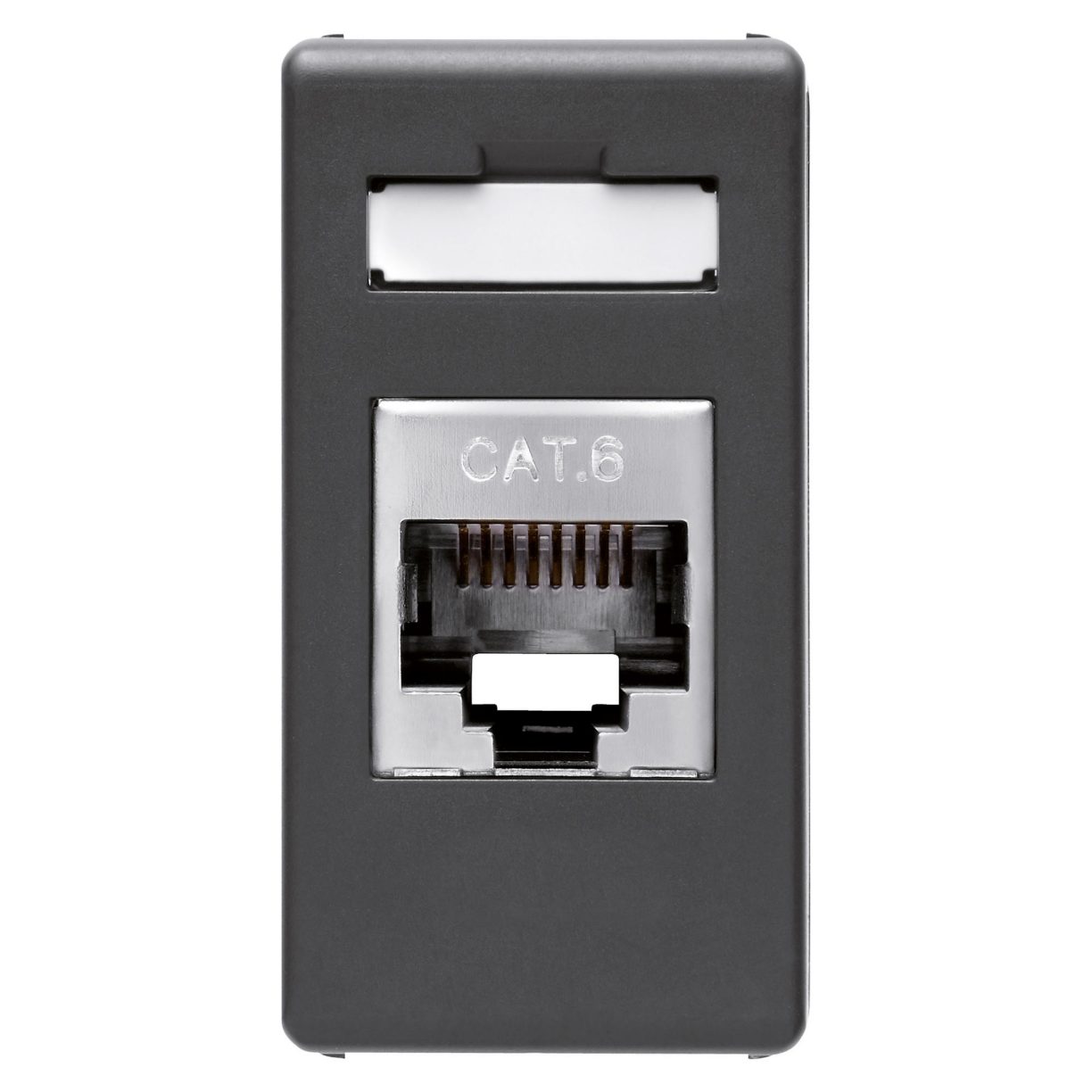 RJ45 CONNECTOR - 4 PAIR - CATEGORY 6 - FTP - TOOLLESS - 1 MODULE ...