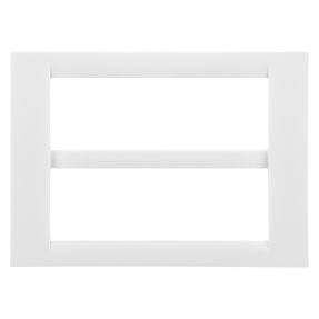 VIRNA PLATE - IN TECHNOPOLYMER GLOSS FINISHING - 3 GANG - CLOUD WHITE ...