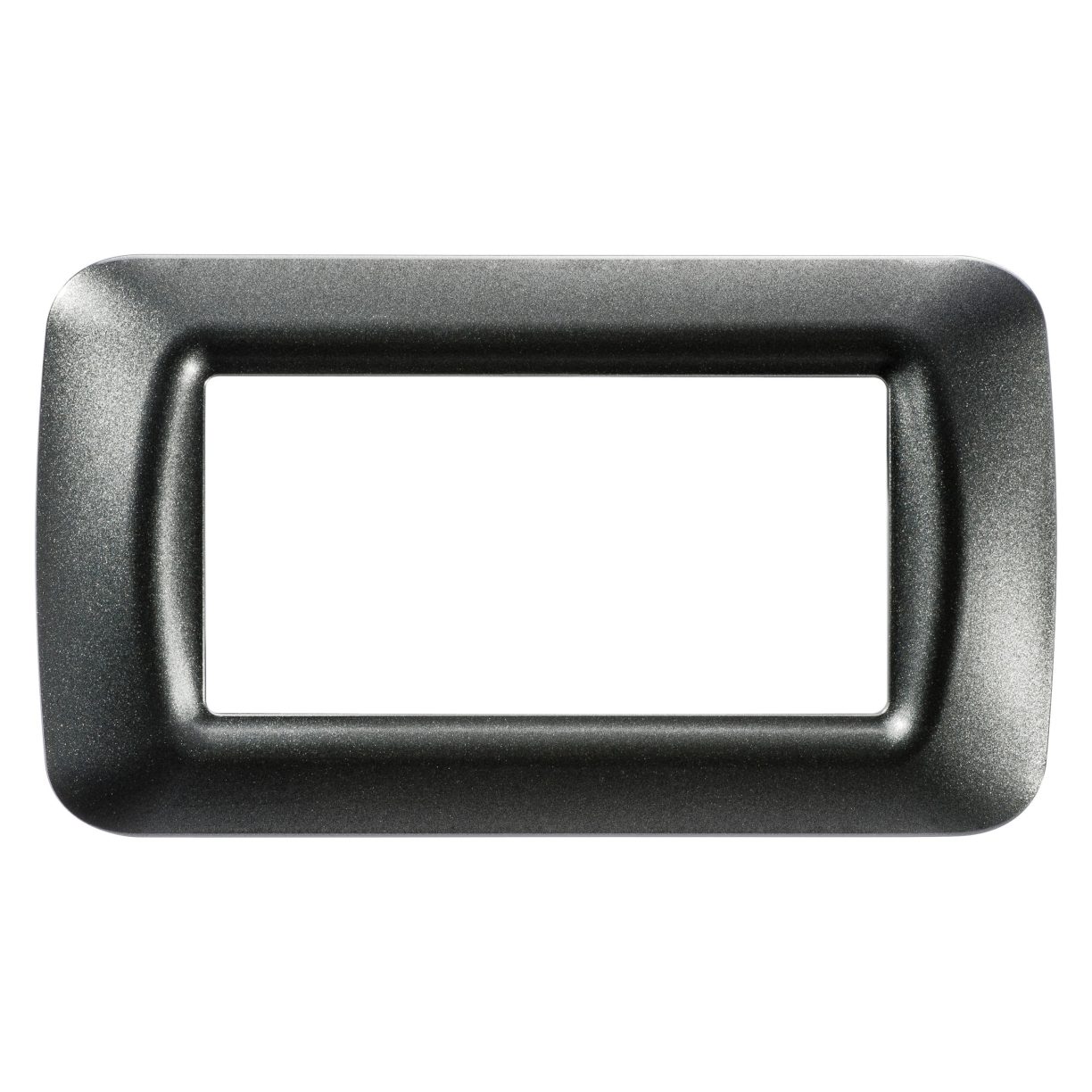 TOP SYSTEM PLATE - IN TECHNOPOLYMER GLOSS FINISHING - 4 GANG - METALLIC ...