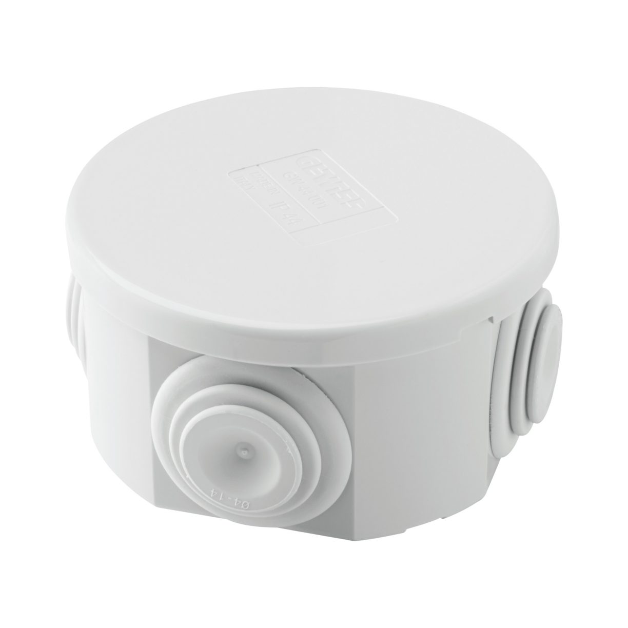 JUNCTION BOX WITH PLAIN PRESS-ON LID - IP44 - INTERNAL DIMENSIONS Ø ...