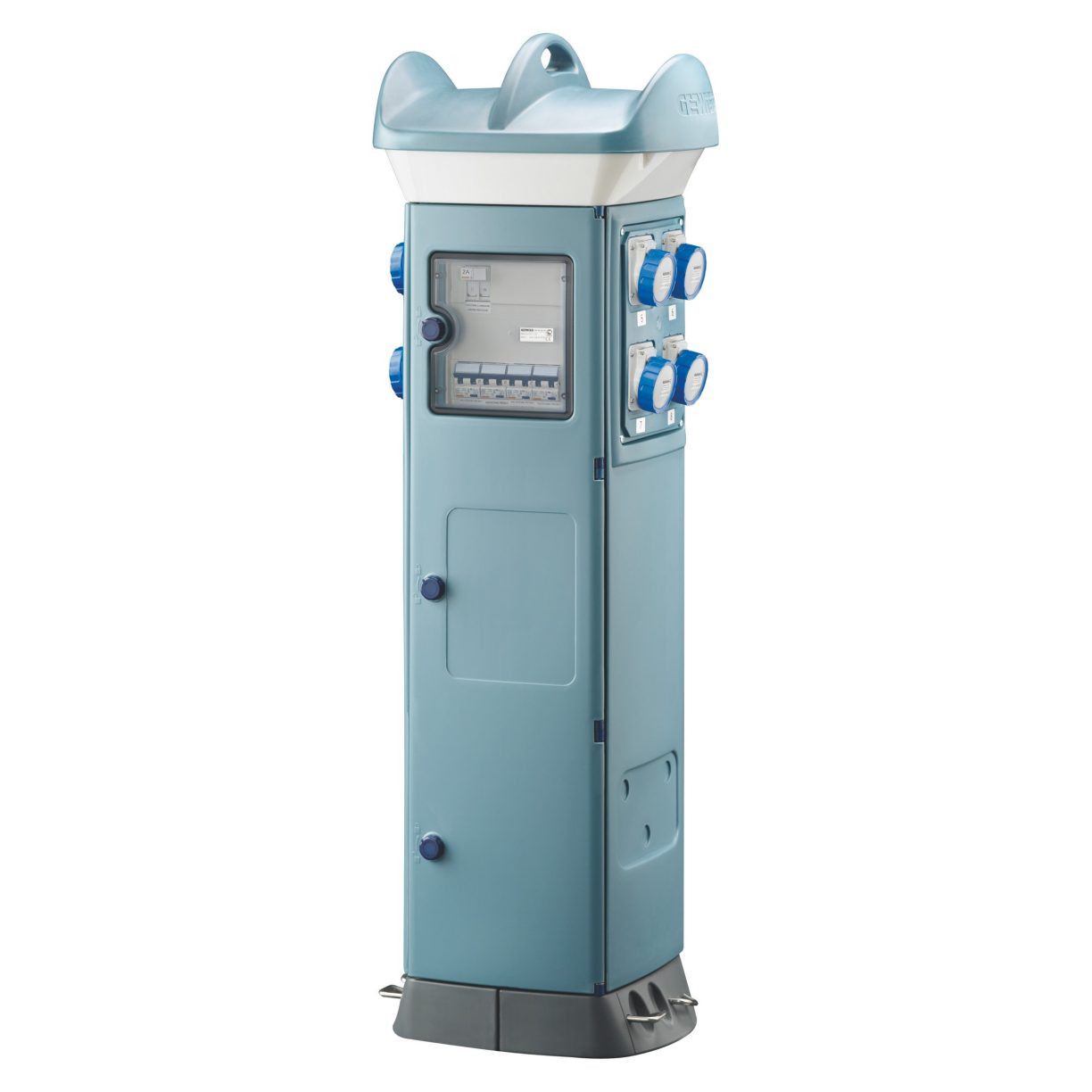 QMC63C - WIRED - FOR CAMPSITE - DOUBLE SIDE TAKE-OFF - 4 SOCKET ...