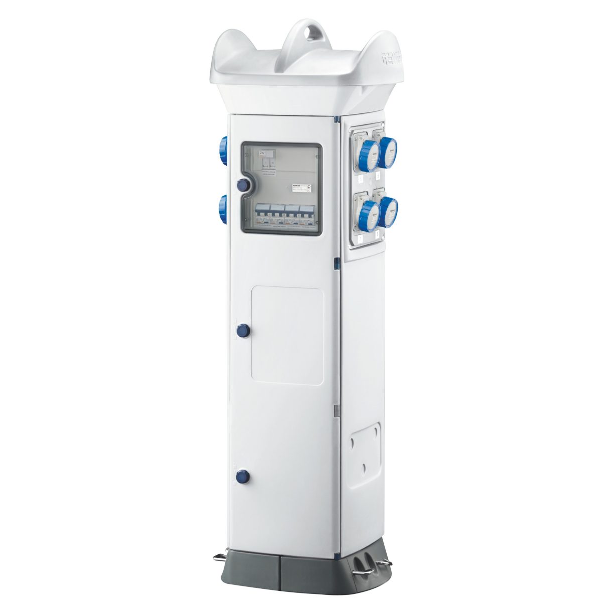 QMC63C - WIRED - FOR CAMPSITE - DOUBLE SIDE TAKE-OFF - 4 SOCKET ...