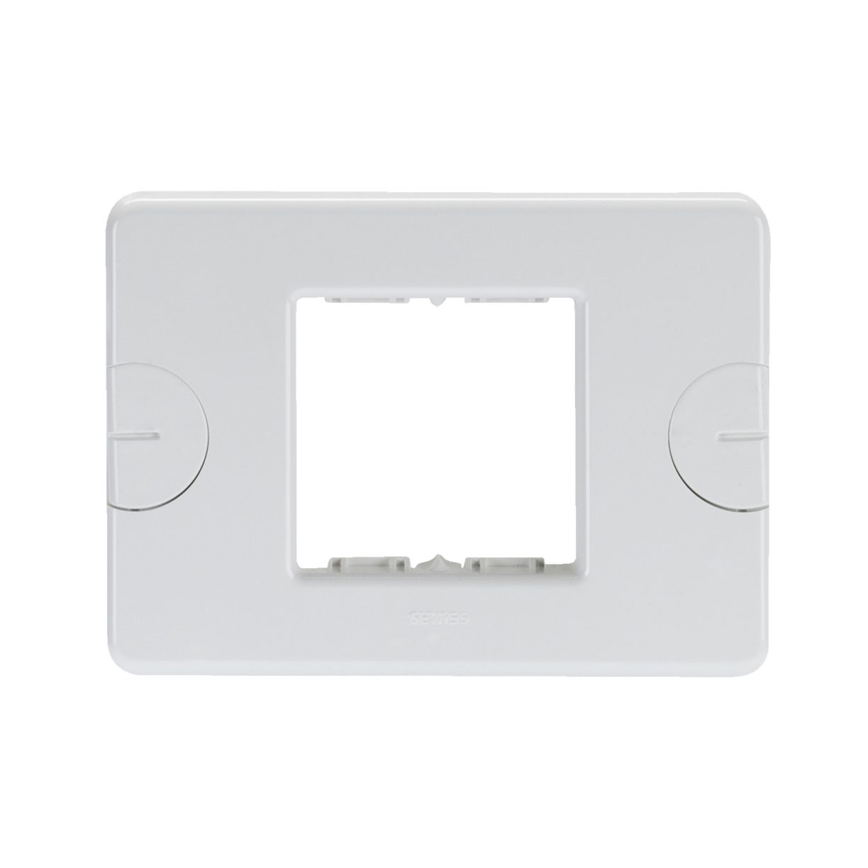COMPACT PLATE - SELF-SUPPORTING - 2 GANG - CLOUD WHITE - SYSTEM | Gewiss