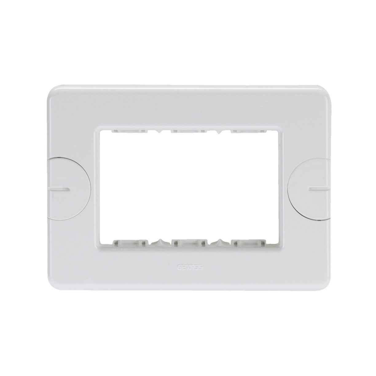 COMPACT PLATE - SELF-SUPPORTING - 3 GANG - CLOUD WHITE - SYSTEM | Gewiss