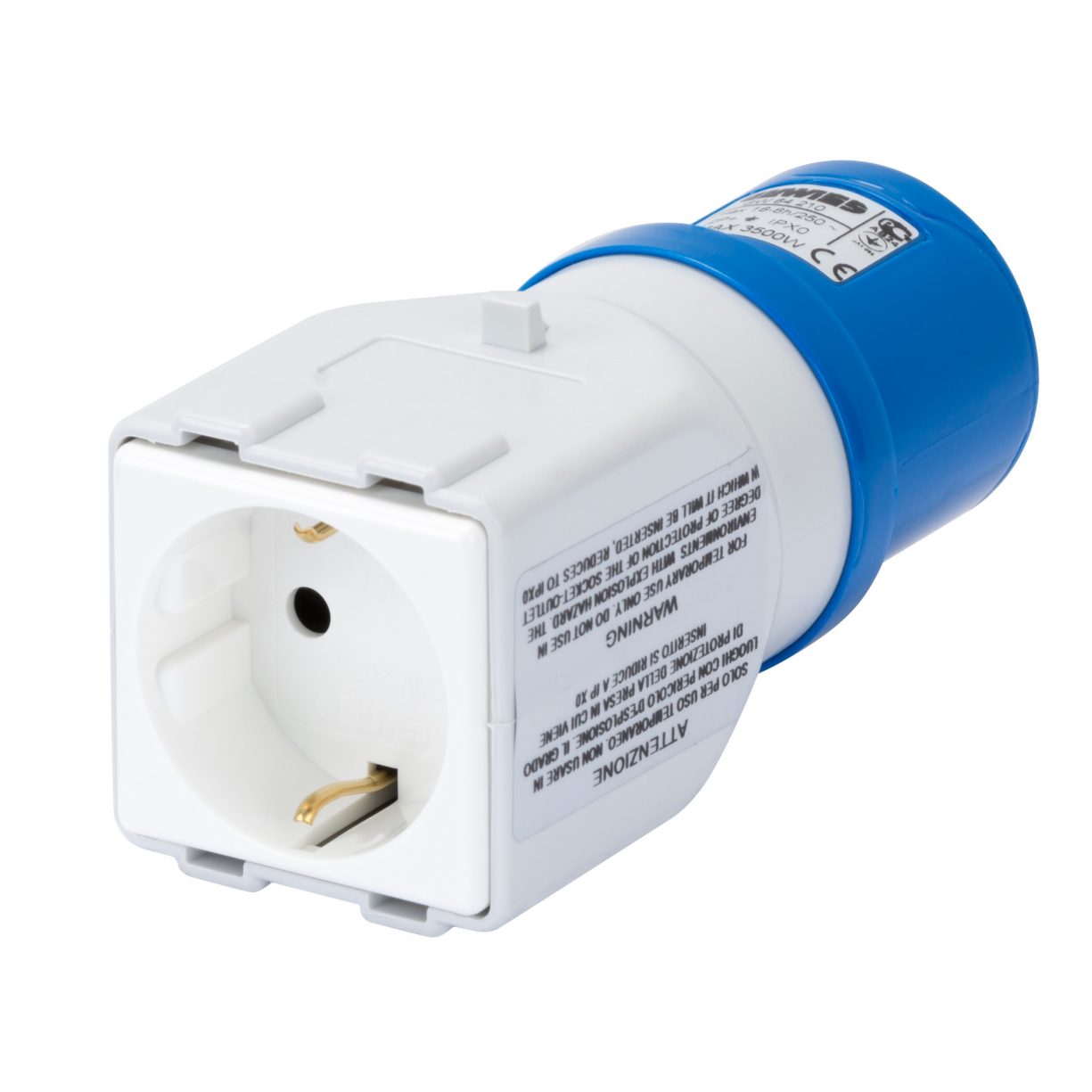 SYSTEM ADAPTOR - FROM INDUSTRIAL TO DOMESTIC IP44 - SOCKET-OUTLET 2P+E ...