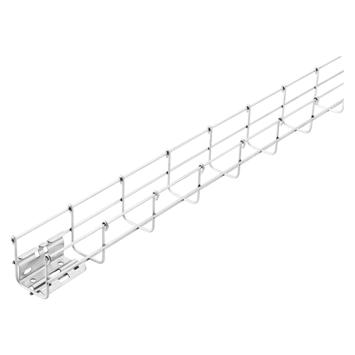 GALVANIZED WIRE MESH CABLE TRAY BFR60 - PRE-MOUNTED COUPLERS - LENGTH 3 ...