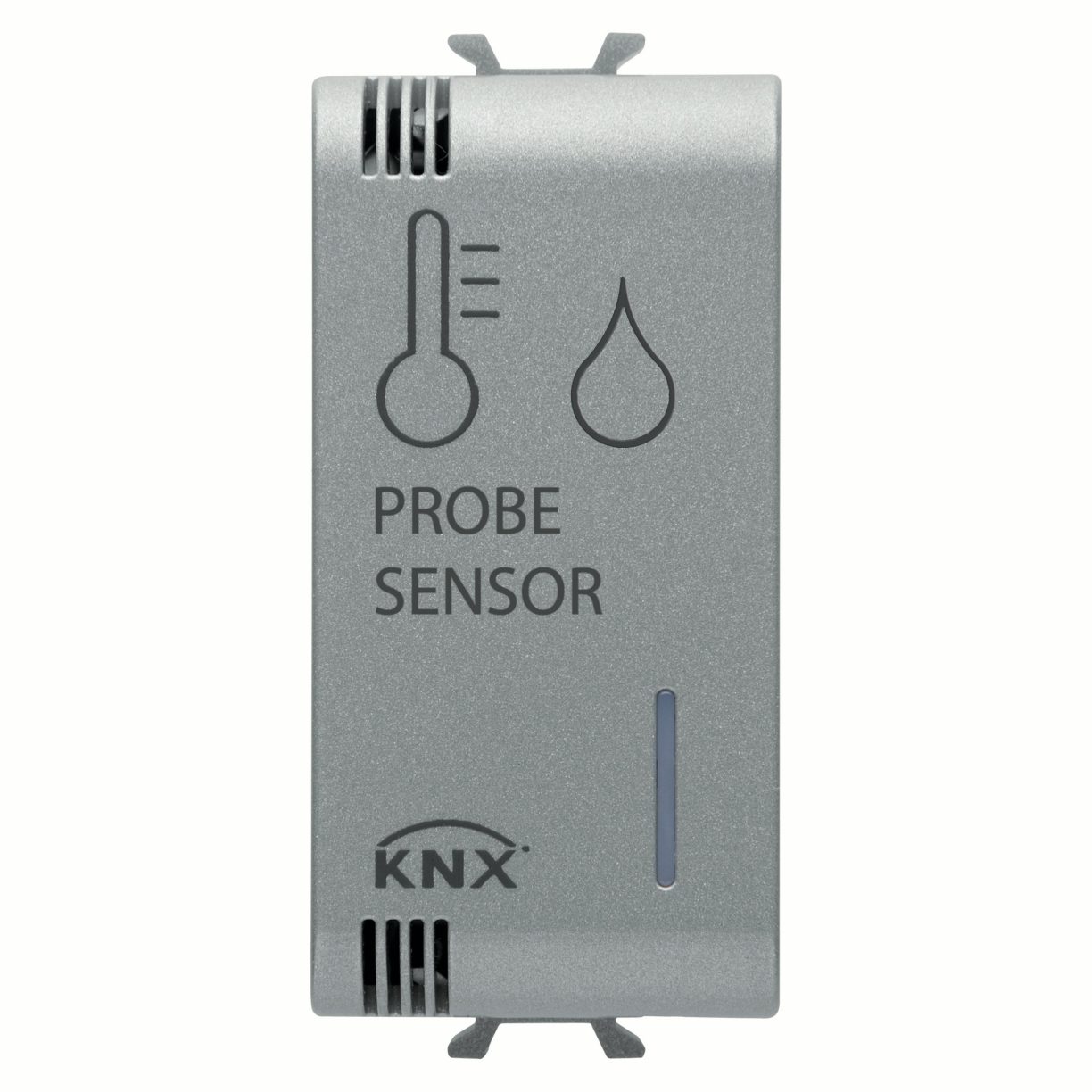 SENSORE DI TEMPERATURA/UMIDITÀ - KNX/EASY - 1 MODULO - TITANIO ...