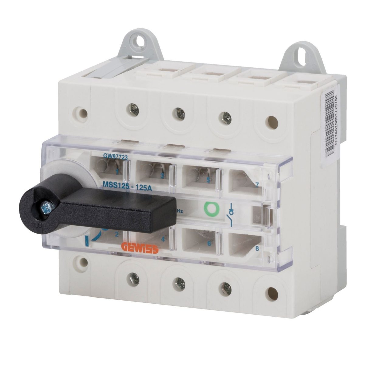 SWITCH DISCONNECTOR - MSS 125 - 3P 125A 400V - 6 MODULES | Gewiss