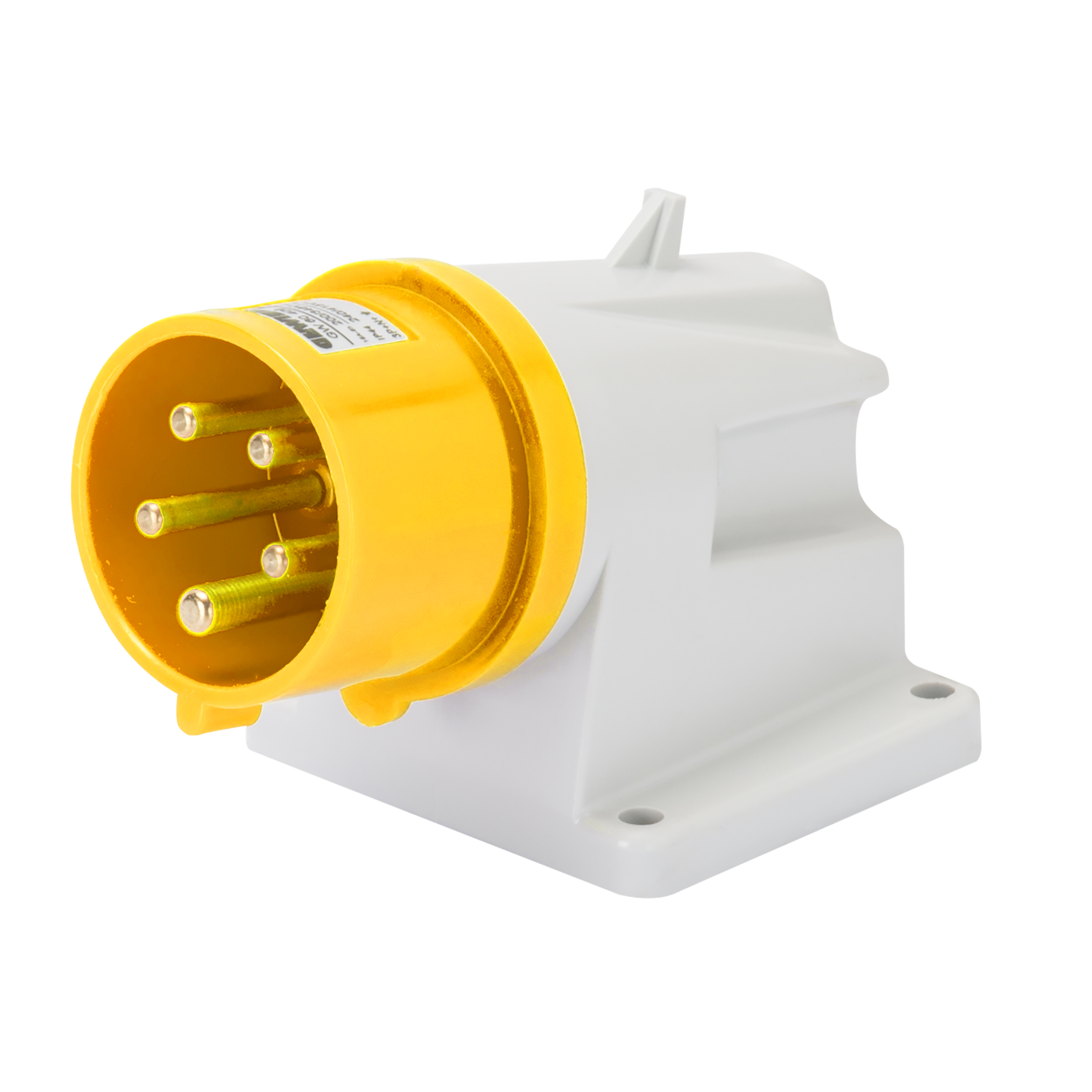 90° ANGLED SURFACE MOUNTING INLET - IP44 - 2P+E 16A 100-130V 90° ANGLED SURFACE MOUNTING INLET - IP44 - 2P+E 16A 100-130V