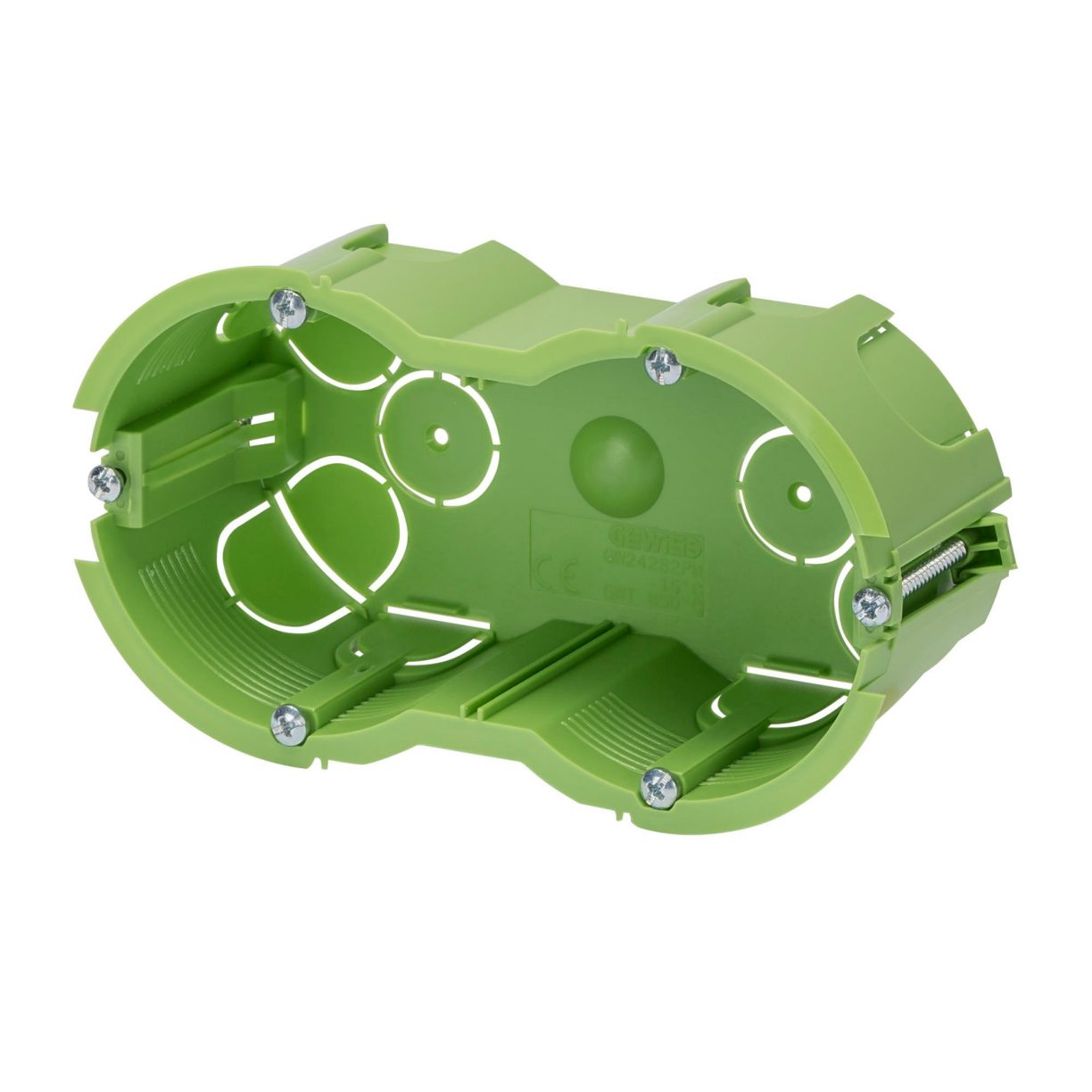 GREEN WALL - ROUND FLUSH-MOUNTING BOXES - 2+2 GANG - FOR PLASTEBOARD ...