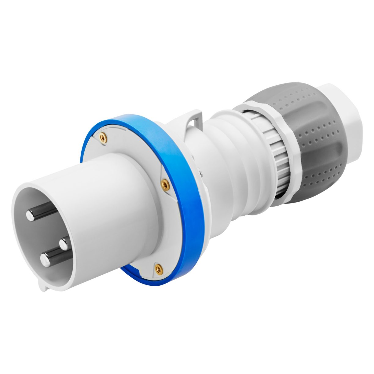 STRAIGHT PLUG HP - IP44/IP54 - 2P+E - 63A - 200-250V 50/60HZ - BLUE ...