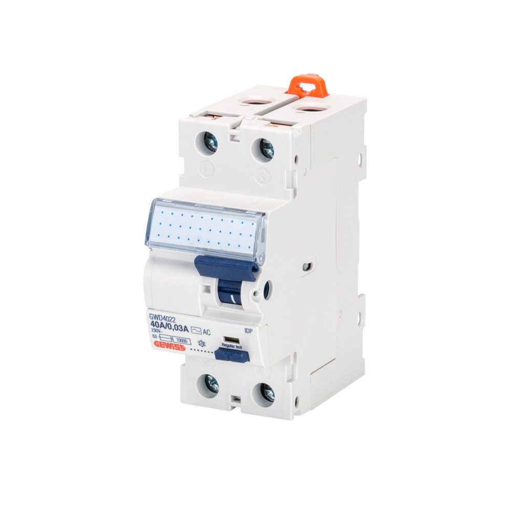 RESIDUAL CURRENT CIRCUIT BREAKER - IDP - 2P 63A TYPE AC INSTANTANEOUS ...