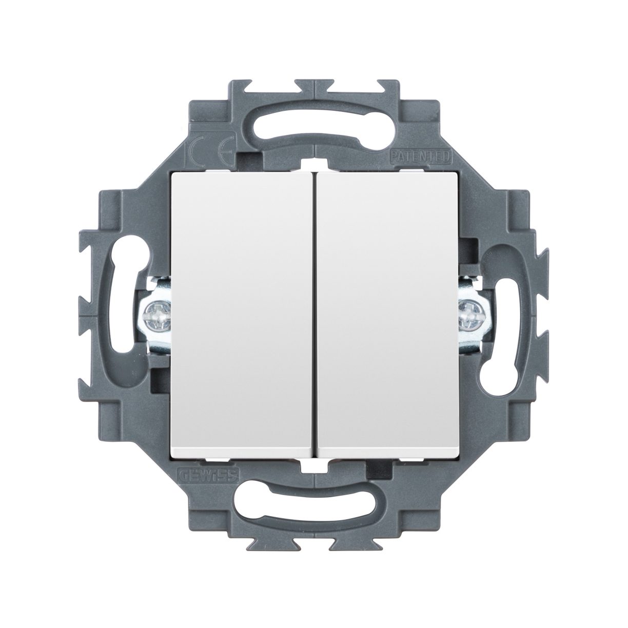 DOUBLE TWO-WAY SWITCH 1P 250V ac - QUICK WIRING TERMINALS - 10AX ...