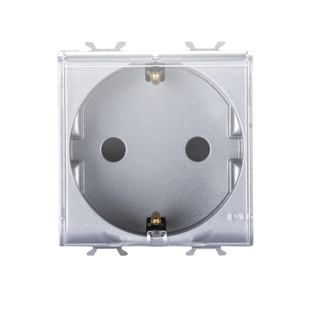 GERMAN STANDARD SOCKET-OUTLET 250V ac - 2P+E 16A - 2 MODULES - WITH ...