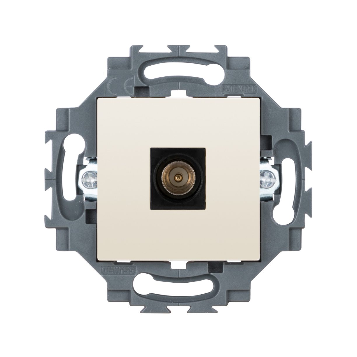 COAXIAL TV SOCKET-OUTLET, CLASS A SHIELDING - IEC MALE CONNECTOR 9,5 MM ...