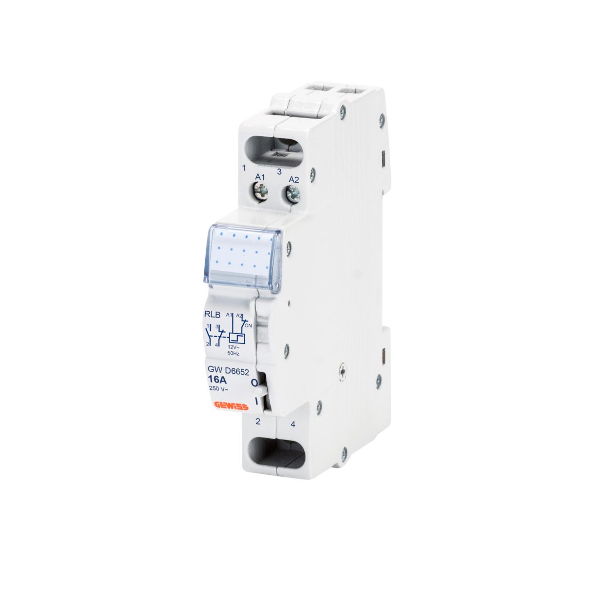 LATCHING RELAY - 16A - 2NO 230V ac - 1 MODULE | Gewiss