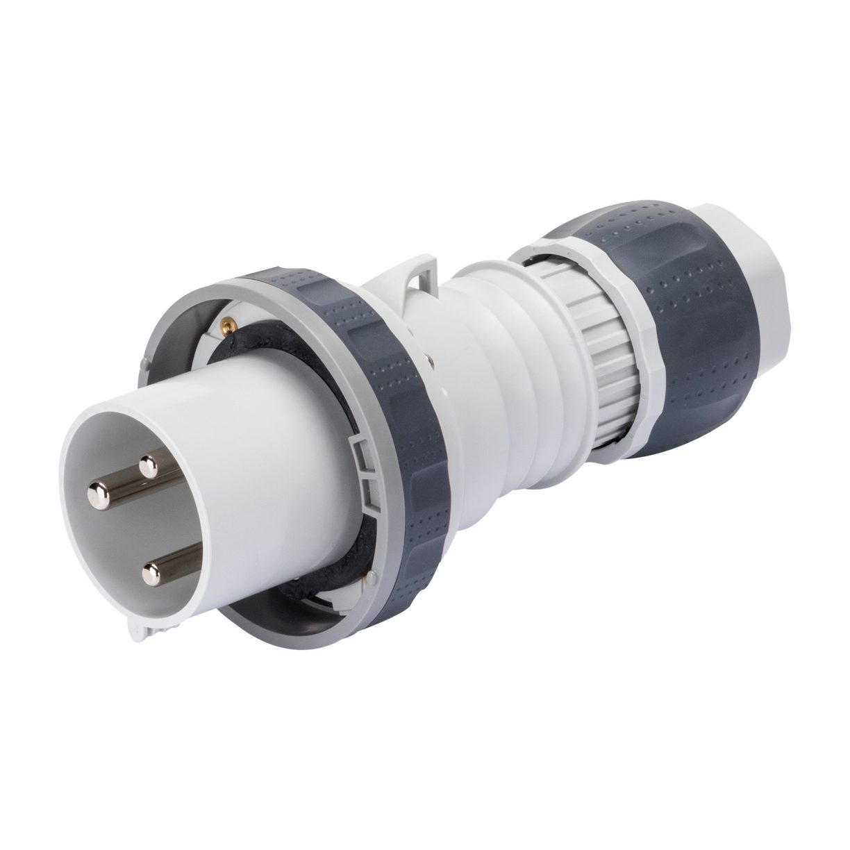 STRAIGHT PLUG HP - IP66/IP67/IP68/IP69 - 2P+E 63A >50-250V d.c. - GREY ...