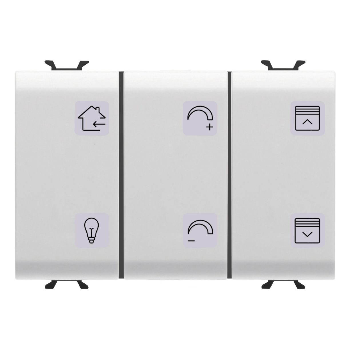 PUSH-BUTTON PANEL WITH INTERCHANGEABLE SYMBOLS - WITH SWITCH ACTUATOR ...