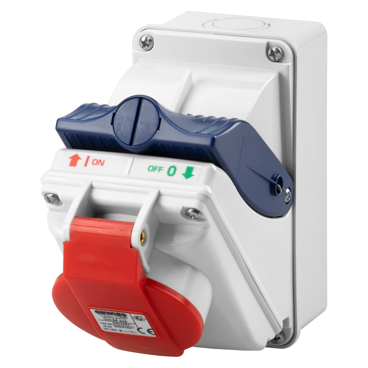 COMBIBLOC - WITH BOTTOM - IP44 - 3P+N+E 16A 400V 6H | Gewiss