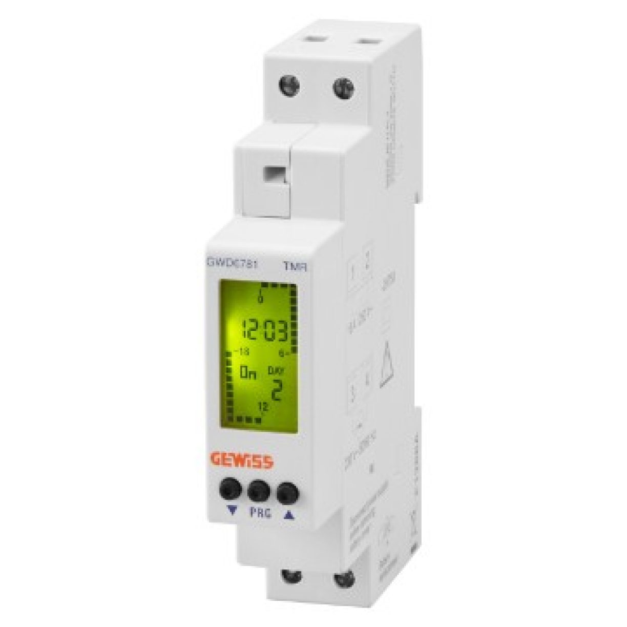 COMPACT WEEKLY TIME SWITCH - CHARGE RESERVE 4 YEARS - 1 NO CONTACT - 1 ...