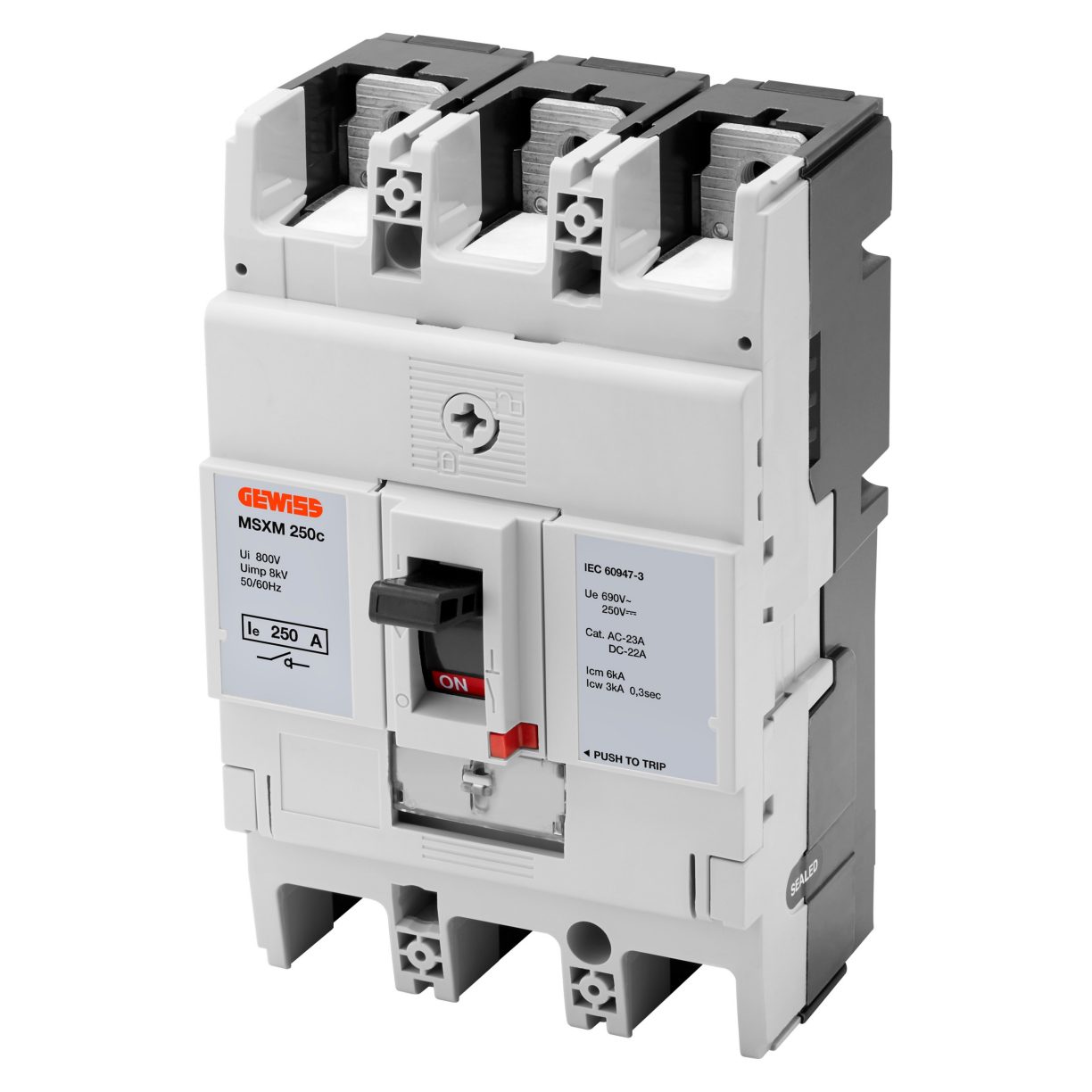 MSXM 250c - SWITCH-DISCONNECTOR - 3P 250A 690V | Gewiss