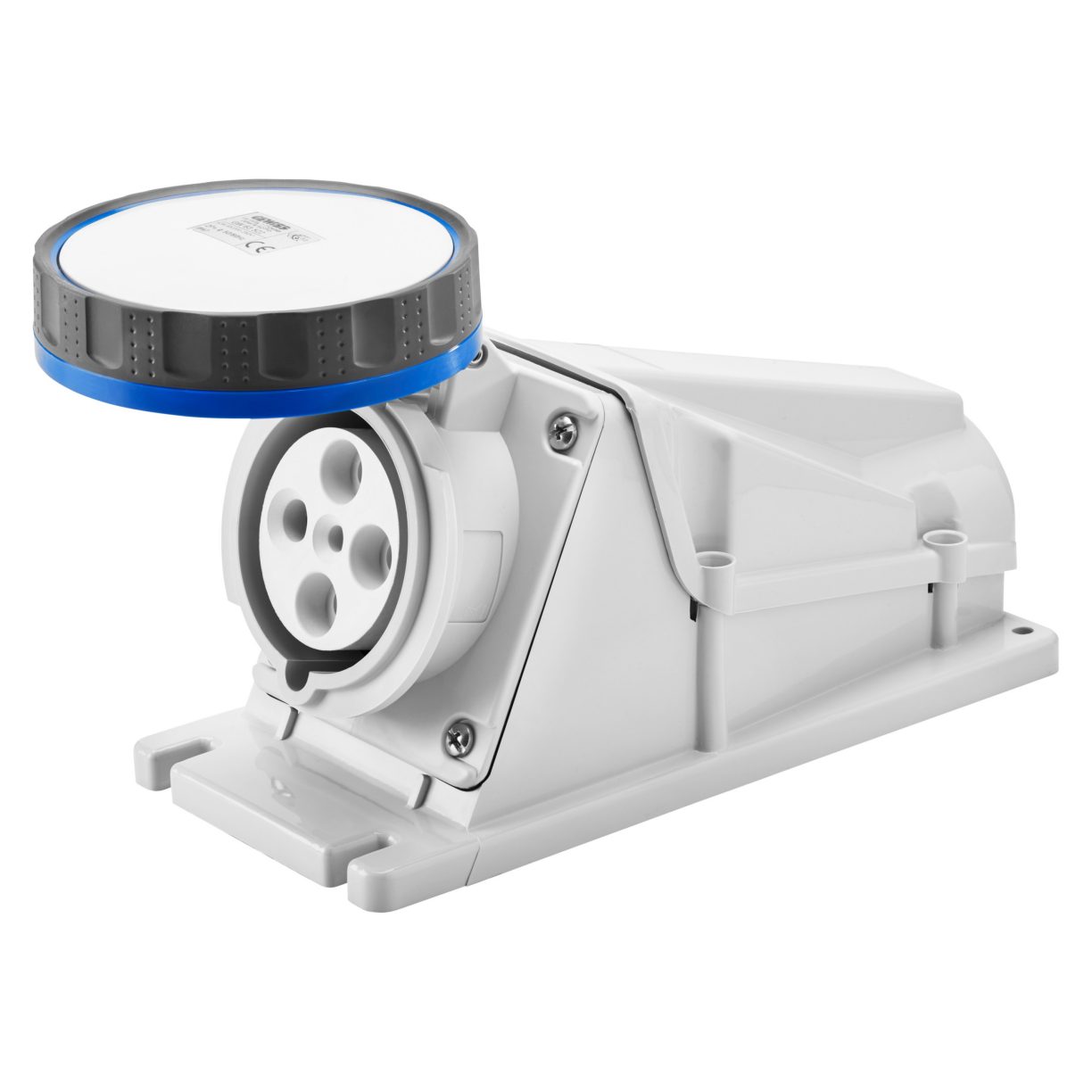 90° ANGLED SURFACE-MOUNTING SOCKET-OUTLET - IP67 - 3P+E 63A 200-250V 50 ...