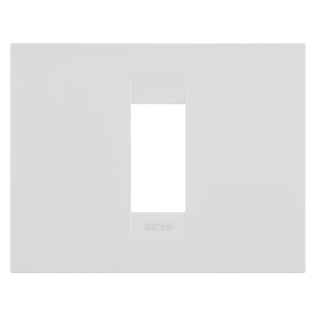 GEO PLATE - IN PAINTED TECHNOPOLYMER - 1 MODULE - SATIN WHITE ...