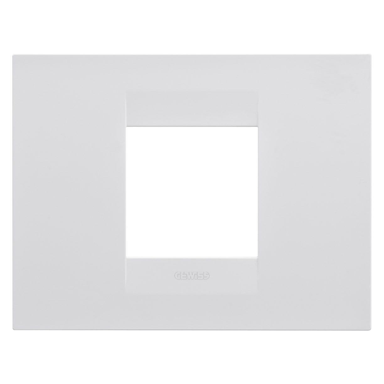 GEO PLATE - IN PAINTED TECHNOPOLYMER - 2 MODULES - SATIN WHITE ...