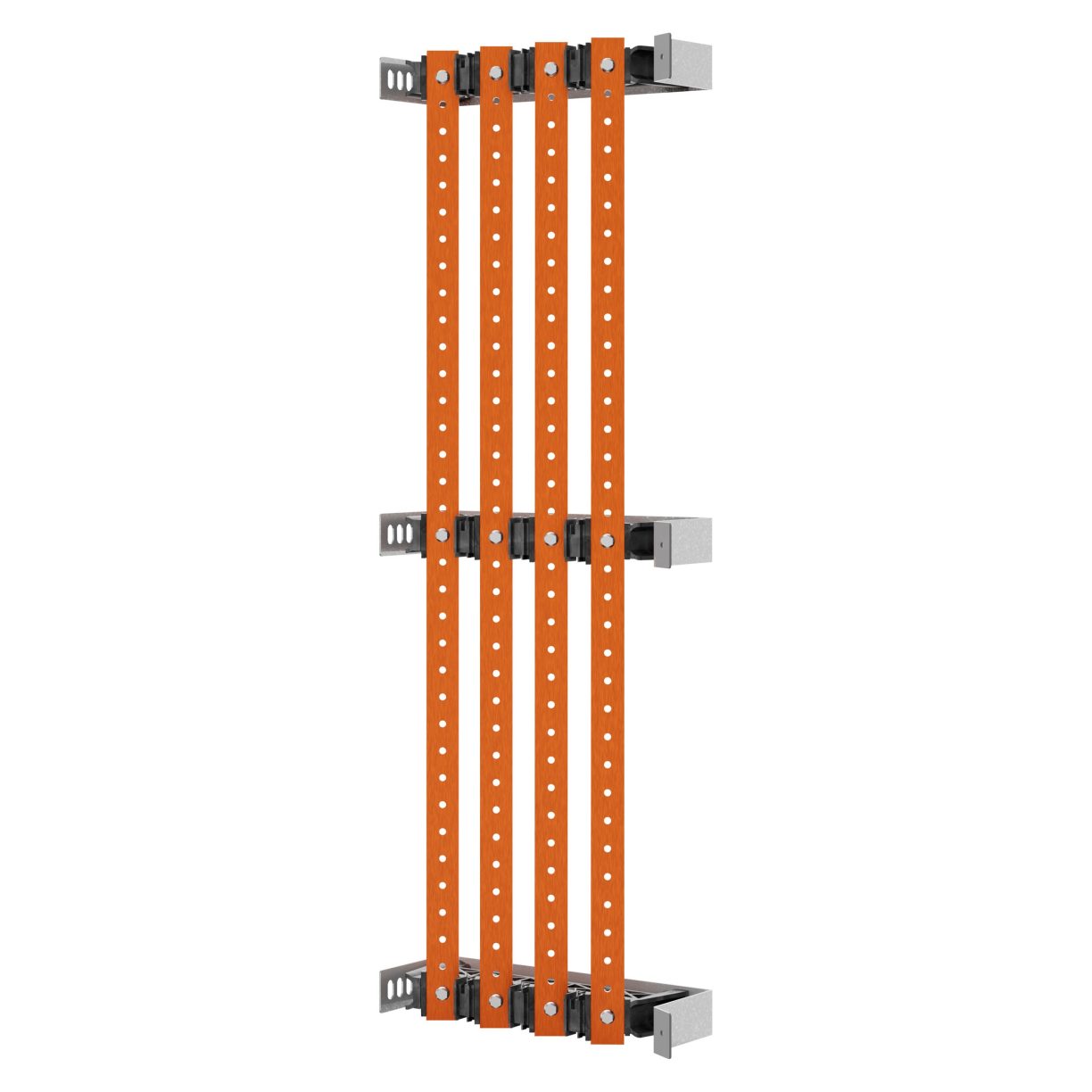 PAIR OF BUSBAR-HOLDER - FOR FLAT BUSBARS 30x10 - 630A - FOR STRUCTURES ...